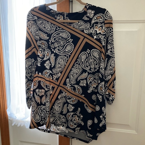 Alfani | Tops | Alfani Womens Asymmetric Tunic Top | Poshmark
